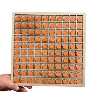 100 Math Counters, Set of Wooden Counters, Sensory Play Manipulatives ...