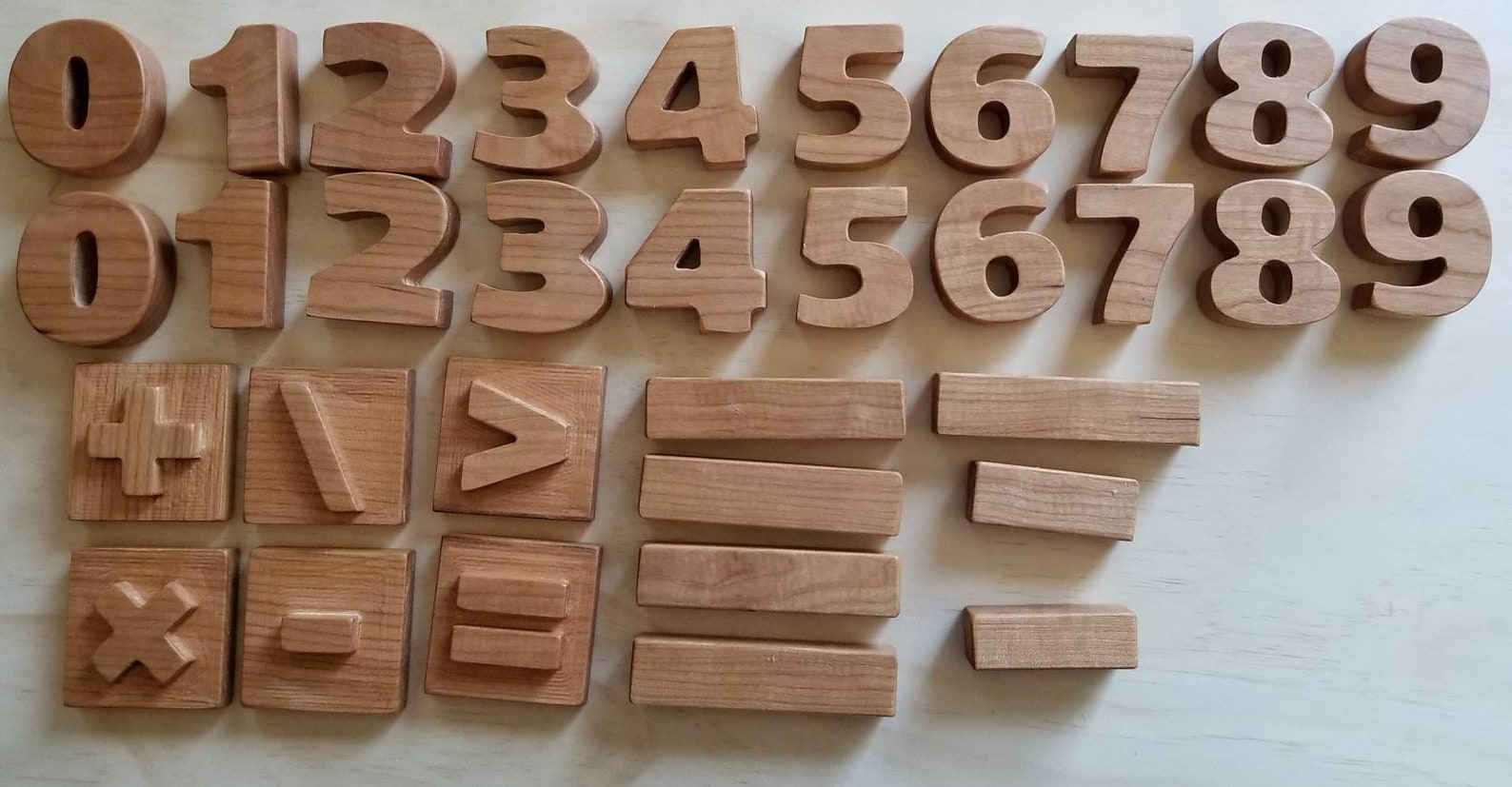Wooden Math Set Math Set Learn Math Montessori Math - Etsy