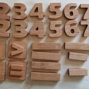 Wooden Math Set, Math Set, Learn Math, Montessori Math, Heirloom Math ...
