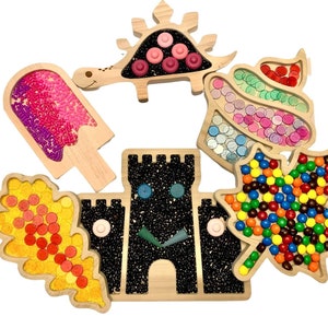 Sensory Tray, Maple Leaf, Oak Leaf, Castle, Ice Cream Cone, Cupcake ...