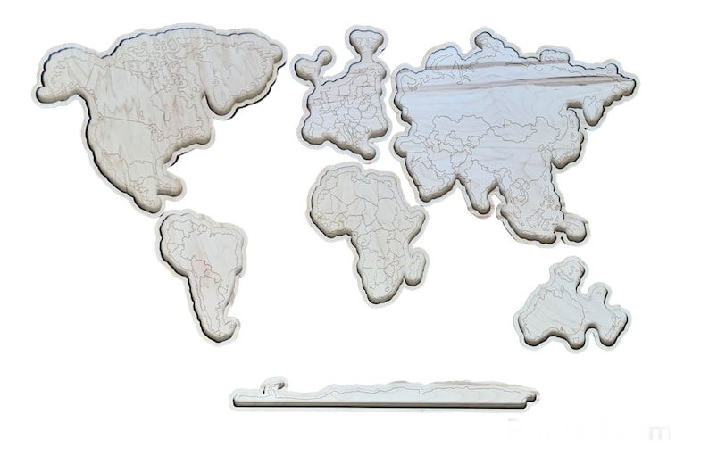 Continents of the World Trays, Geography Educational Materials, World ...