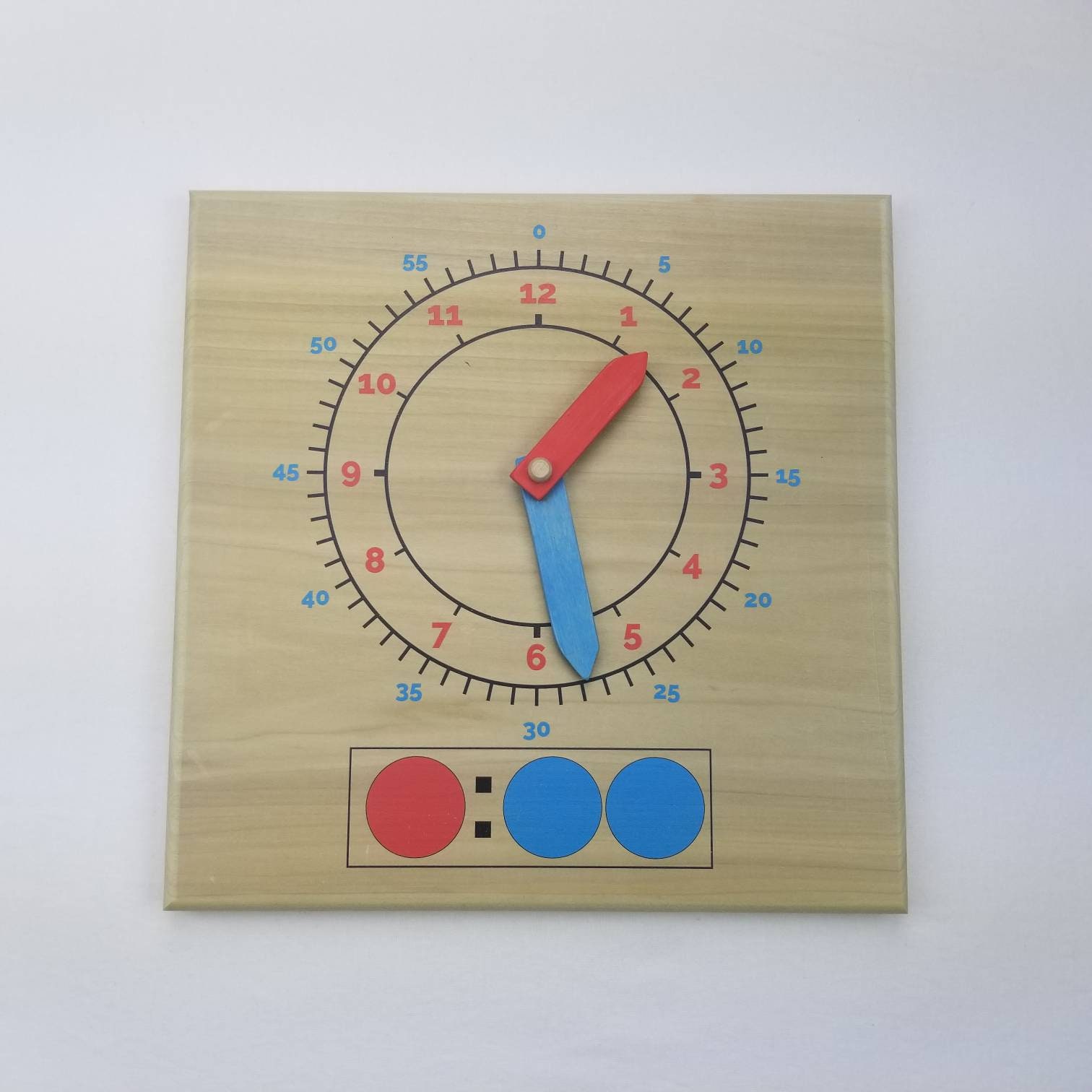 Analog to Digital Clock Learning Kit Montessori Clock | Etsy Canada