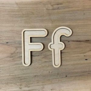 Wooden Alphabet Sensory Tray Set, Montessori Alphabet Trays. Wooden ...