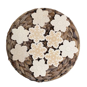 Stacking Stowflakes, Wooden Snowflake Set, Stackable Building Blocks ...