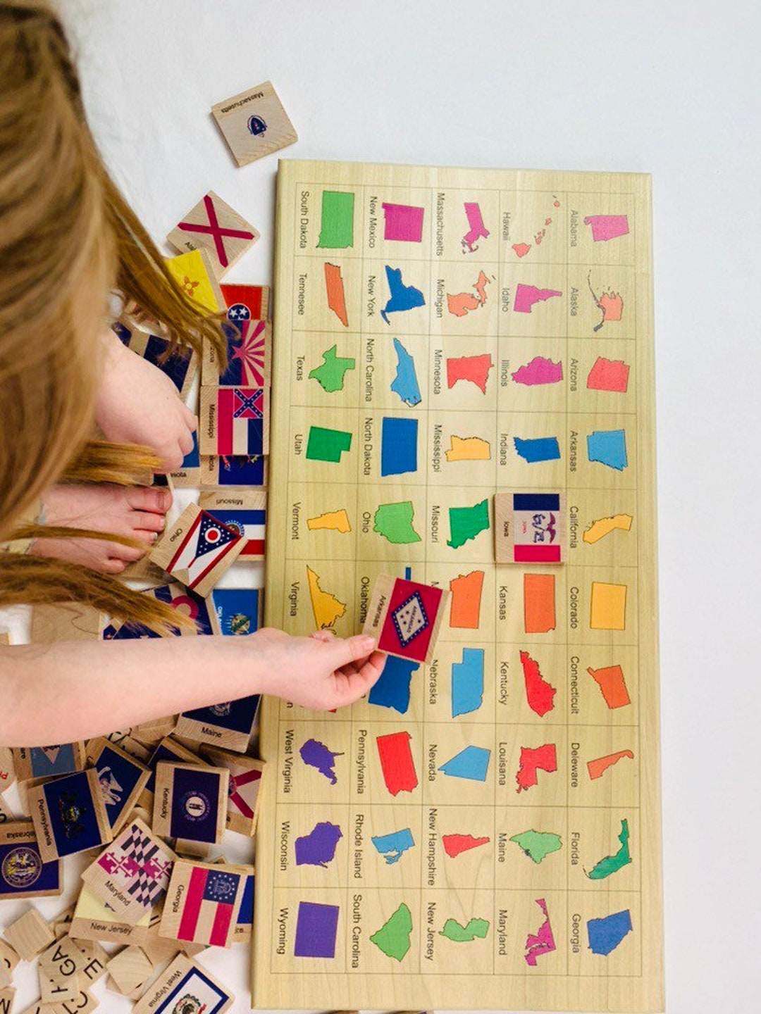 U.S. States Learning Set, States and Capitals, State Flags, Educational ...