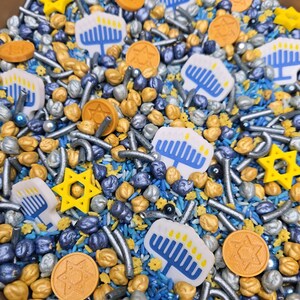 Hanukkah Sensory Fill With Premium Add Ins, Chaunakah Themed Sensory ...