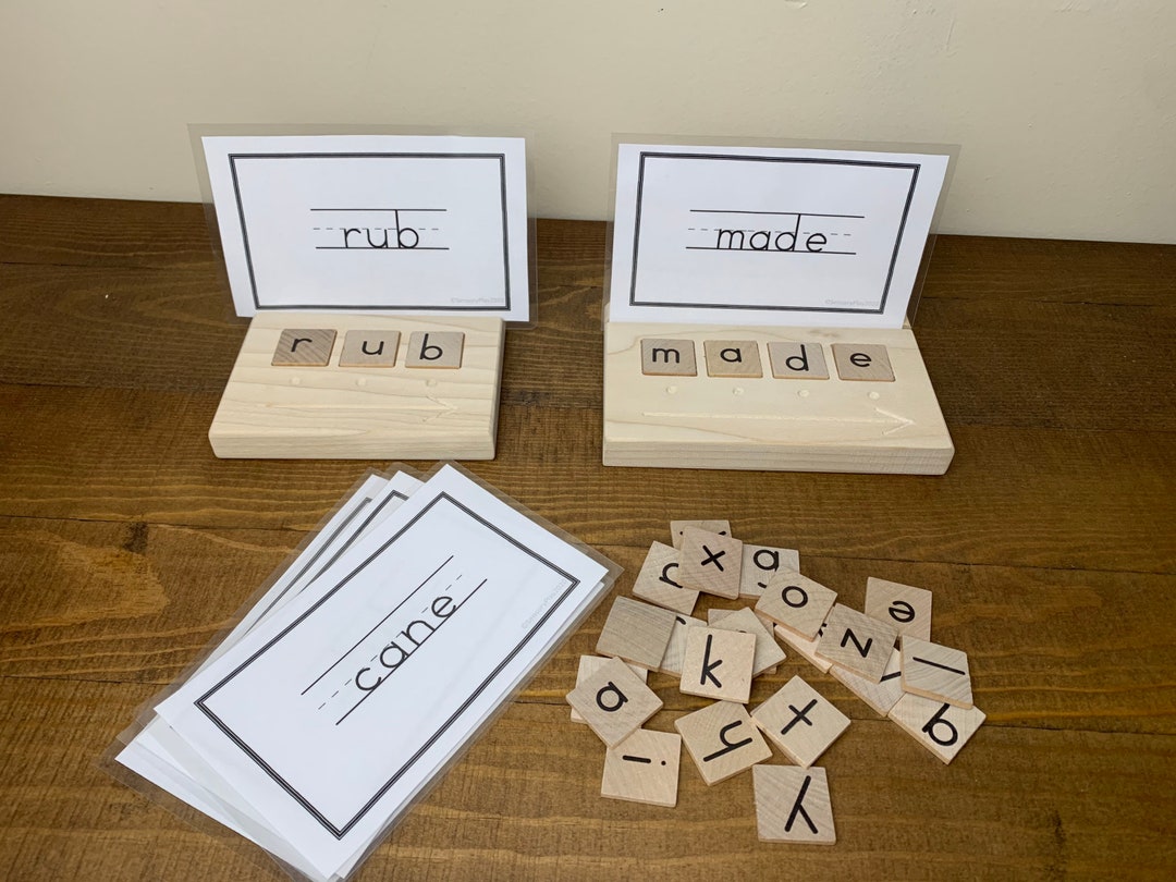 Cvc Word Builder, Cvc Cvce Words, Homeschool Materials, Spelling Board ...