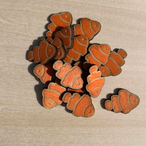 100 Under the Sea Counters Set, Clownfish, Orca, Killer Whale, Crab ...