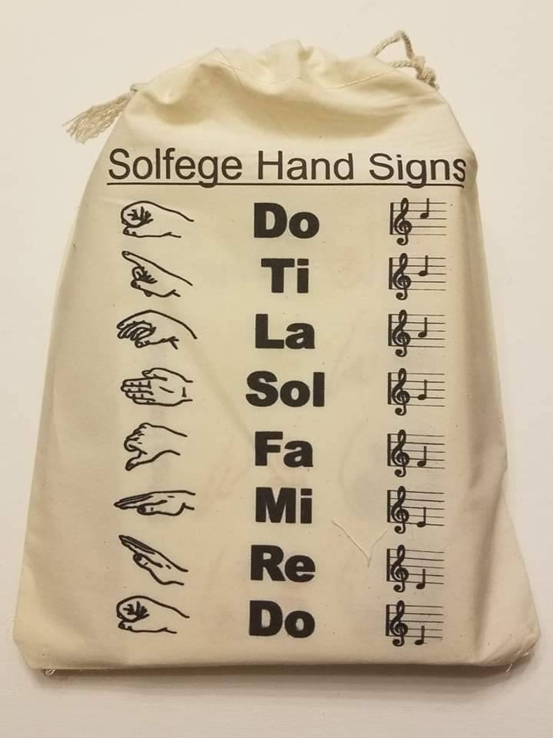 Solfege Hand Signs Music Notes Do Re Mi Fa Sol La Ti Do - Etsy