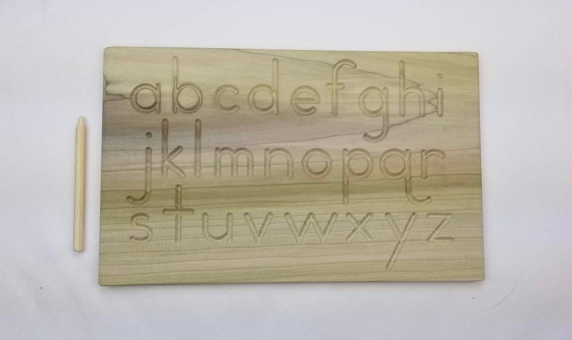 Alphabet Tracing Boards Tracing Boards Pre-writing Boards - Etsy