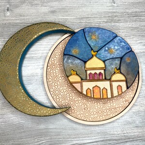 Wooden Mosque Puzzle, Puzzle for Ramadan, Islamic Mosque Puzzle ...