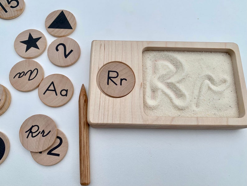 Small Tray Sand Tray Counting Tray Wooden Tray Math Board - Etsy