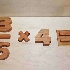 Wooden Math Set, Math Set, Learn Math, Montessori Math, Heirloom Math ...