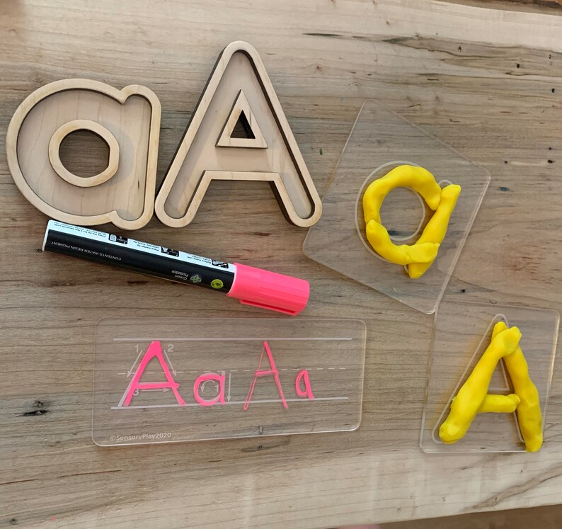 Learn the Alphabet Set, Letters of the Alphabet, Abc Learning Kit ...