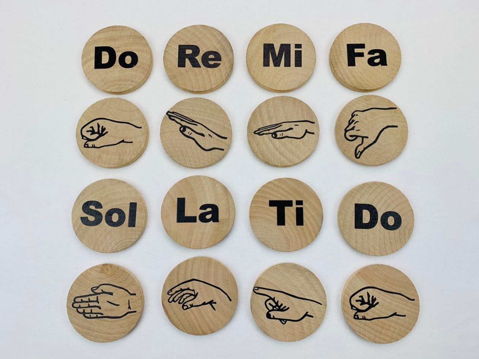 Solfege Hand Signs Music Notes Do Re Mi Fa Sol La Ti Do - Etsy
