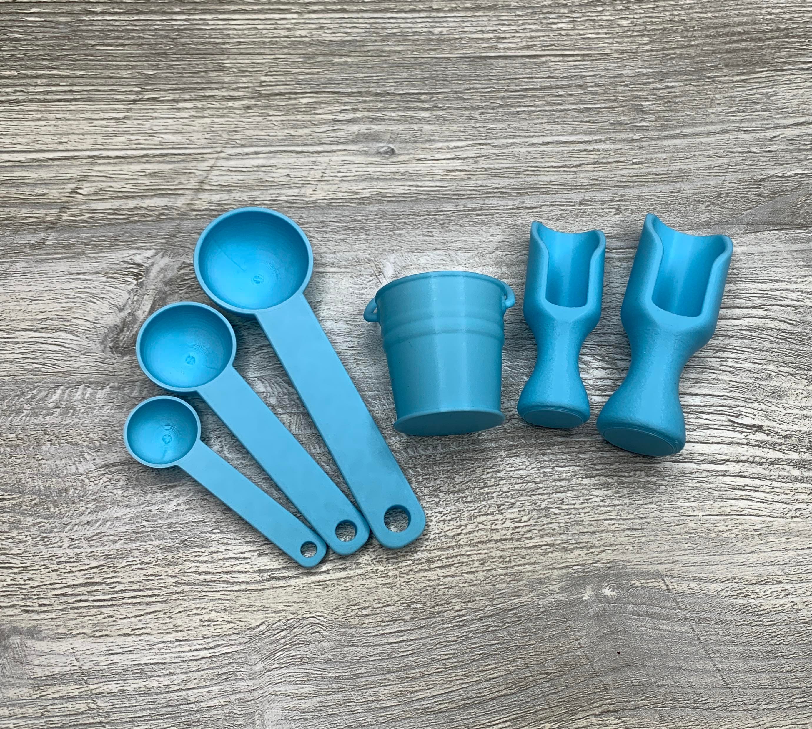 Rainbow Colored Eco Scoops, Scooping Activity, Sensory Play Scoops ...