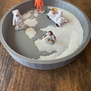 Moon Sensory Tray, Sensory Play Moon, Moon Fizzy Play Tray, Tray, Eco ...