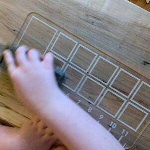 Dry Erase 10 Frame and Ruler Set Manipulatives Included, Acrylic 10 ...