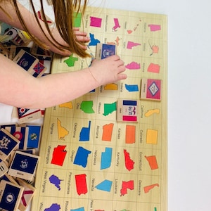 U.S. States Learning Set, States and Capitals, State Flags, Educational ...