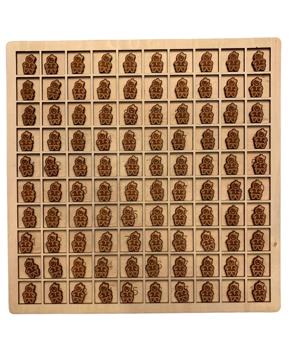 100 Gingerbread Man or Woman Counters, Sensory Tray Filler, Loose Parts ...
