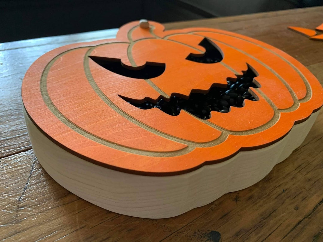 Jack-o-lantern Building Tray, Build a Jack O Lantern, Halloween Sensory ...
