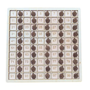 100 Math Counters, Set of Wooden Counters, Sensory Play Manipulatives ...