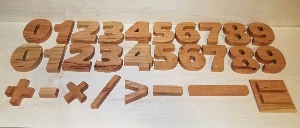 Wooden Math Set, Math Set, Learn Math, Montessori Math, Heirloom Math ...