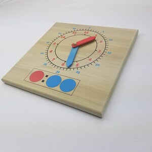 Analog to Digital Clock Learning Kit, Montessori Clock, Telling Time ...