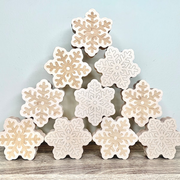 Wooden Snowflake - Etsy