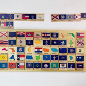 U.S. States Learning Set, States and Capitals, State Flags, Educational ...