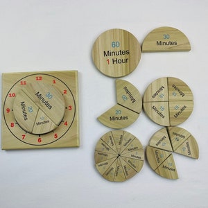 Fractions of Time, Time Fractions, Learning Time Set, Telling Time ...