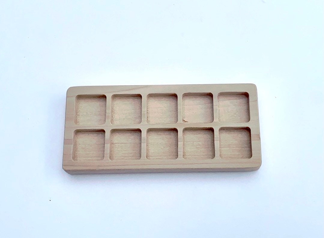 Ten Frame, Math Board, Wooden Ten Frame, Wooden Board, Montessori, 10 ...