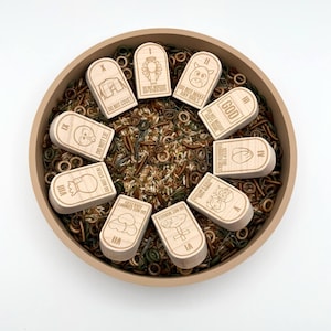 Wooden 10 Commandments Blocks | Christian Montessori Toy | Bible ...