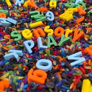 Complete Alphabet Sensory Play Kit With Everything Included for Sensory ...