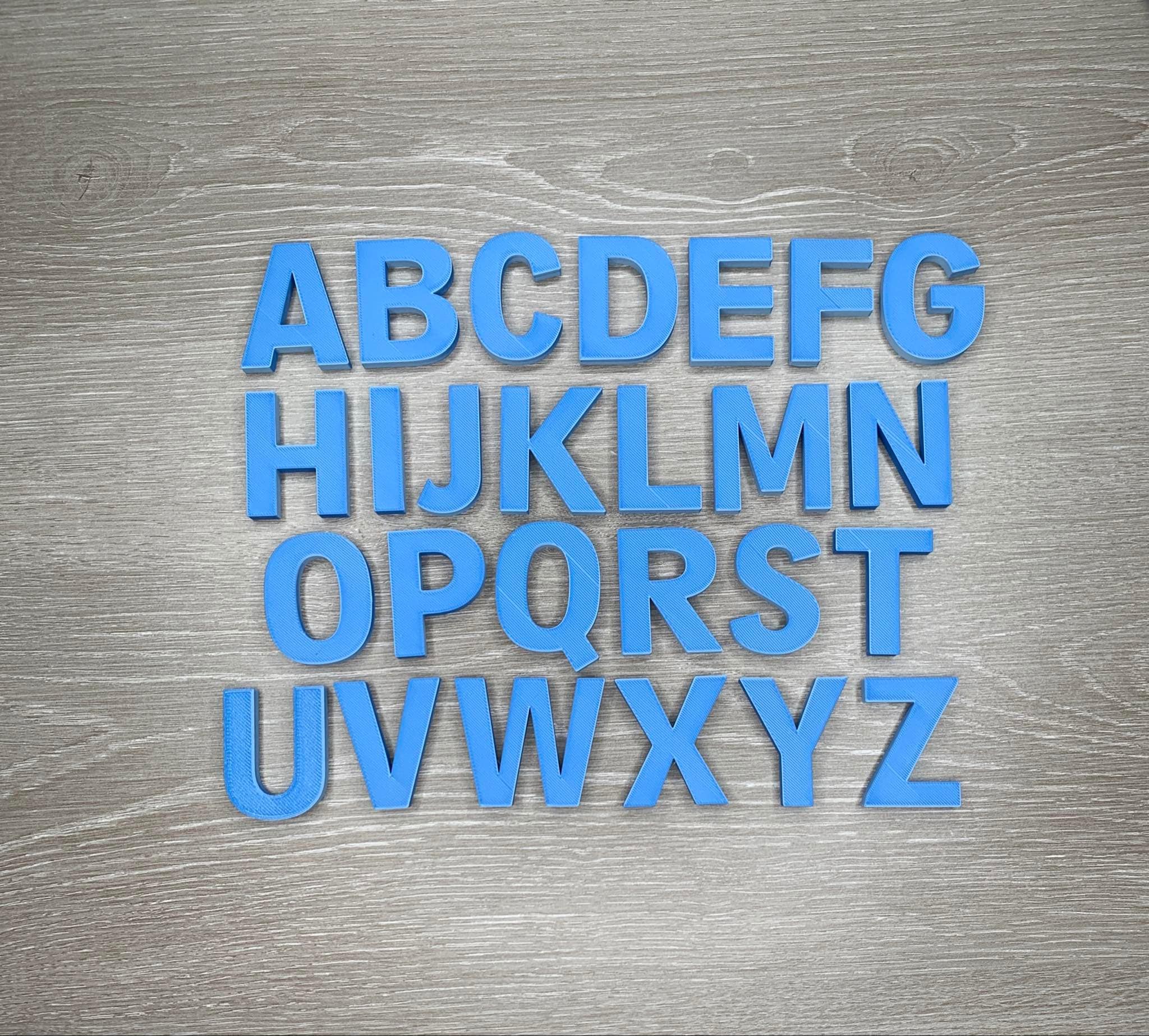 Movable Alphabet, Abc Letters, Homeschool Alphabet Set, Eco Friendly ...