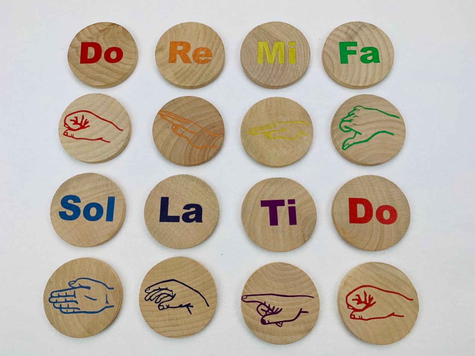 Solfege Hand Sign Set Music Notes Do Re Mi Fa Sol La Ti Do - Etsy