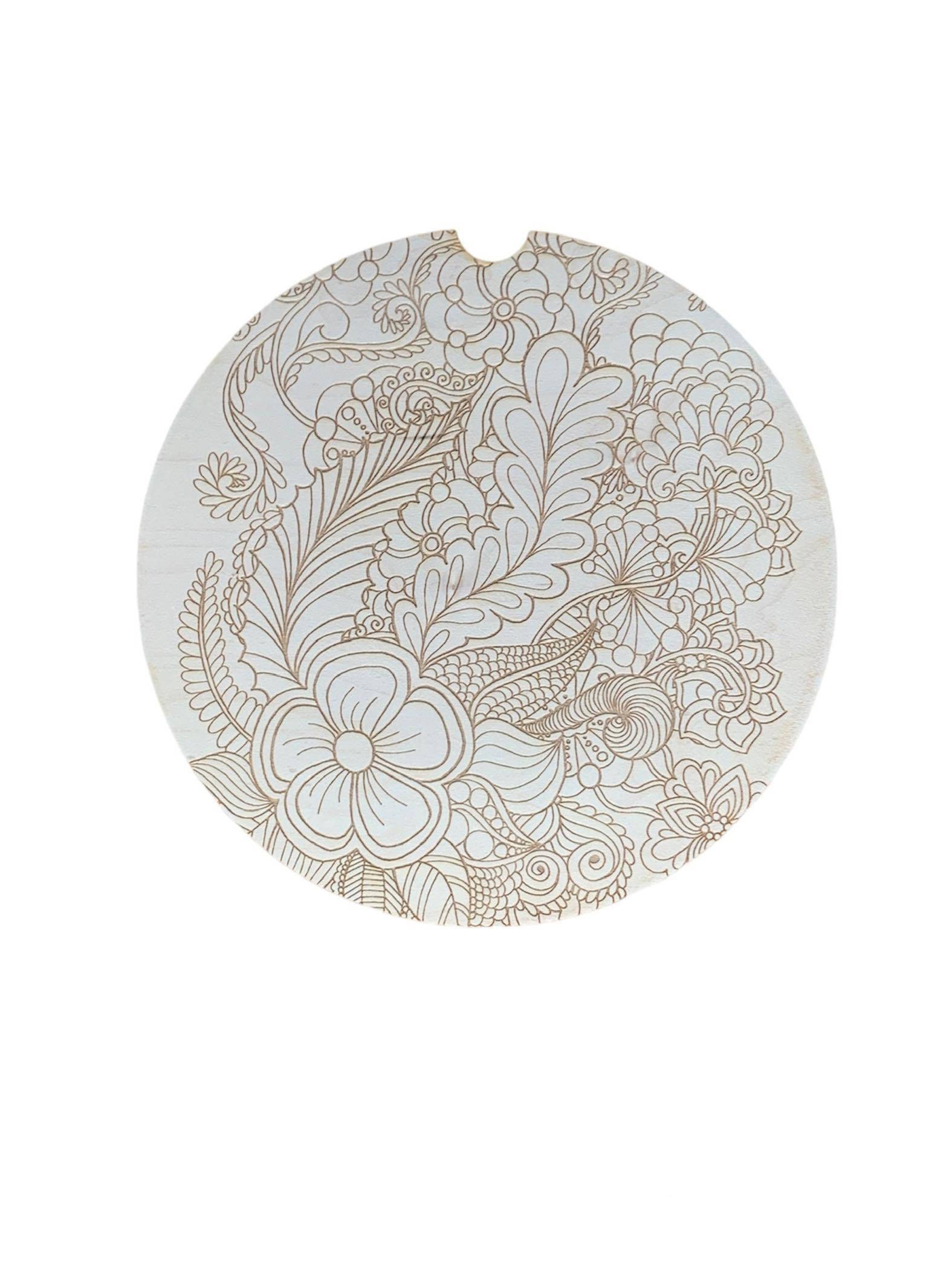 Engraved Insert for Round Table, Drop in Play Table Insert, Circular ...