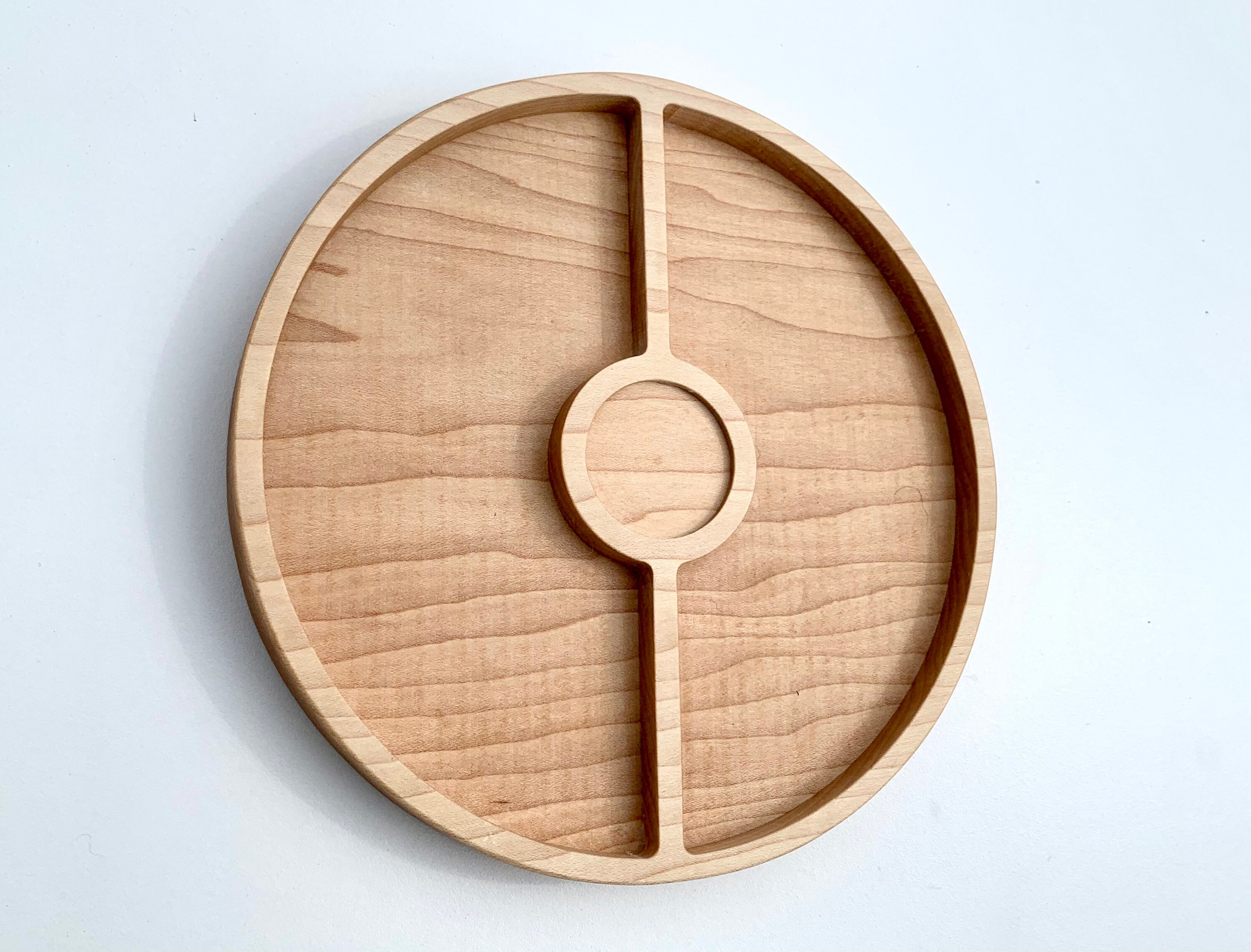 2 part tray wooden tray tinker tray even/odd tray math | Etsy