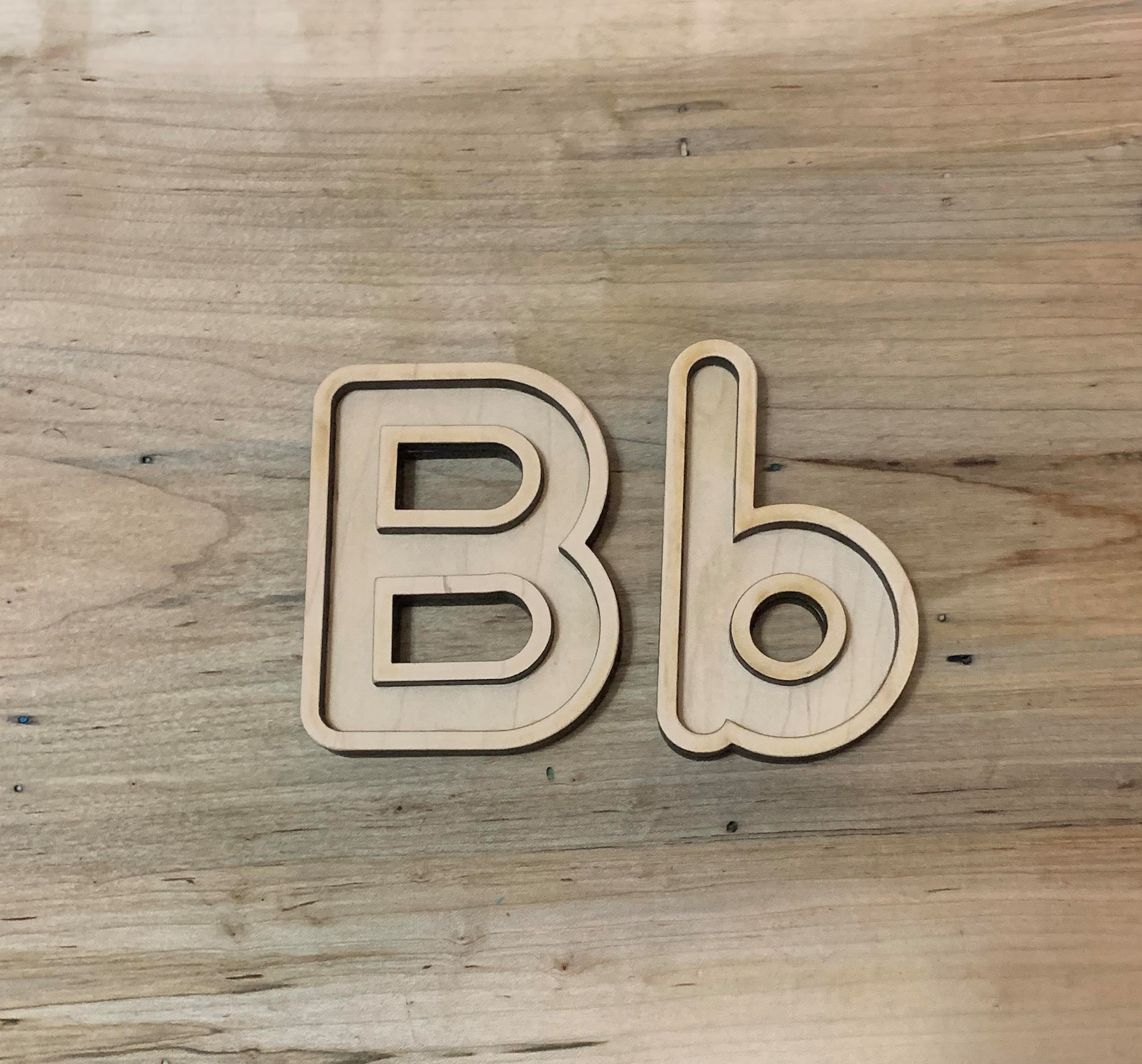 Wooden Alphabet Sensory Tray Set, Montessori Alphabet Trays. Wooden ...