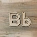 Wooden Alphabet Sensory Tray Set, Montessori Alphabet Trays. Wooden ...