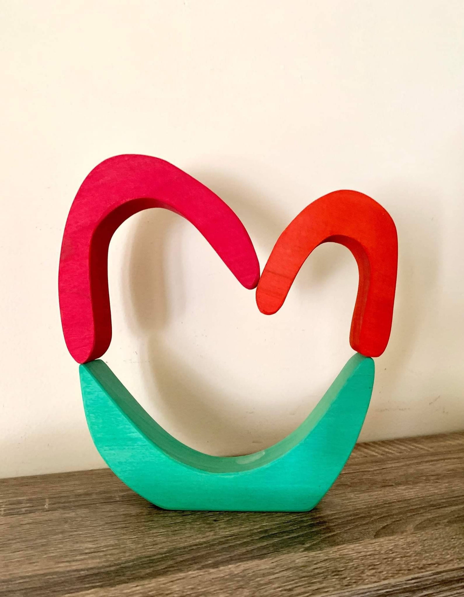 Mini Flower Stacker, Wooden Flower Stacker, Wooden Stacking Toy ...