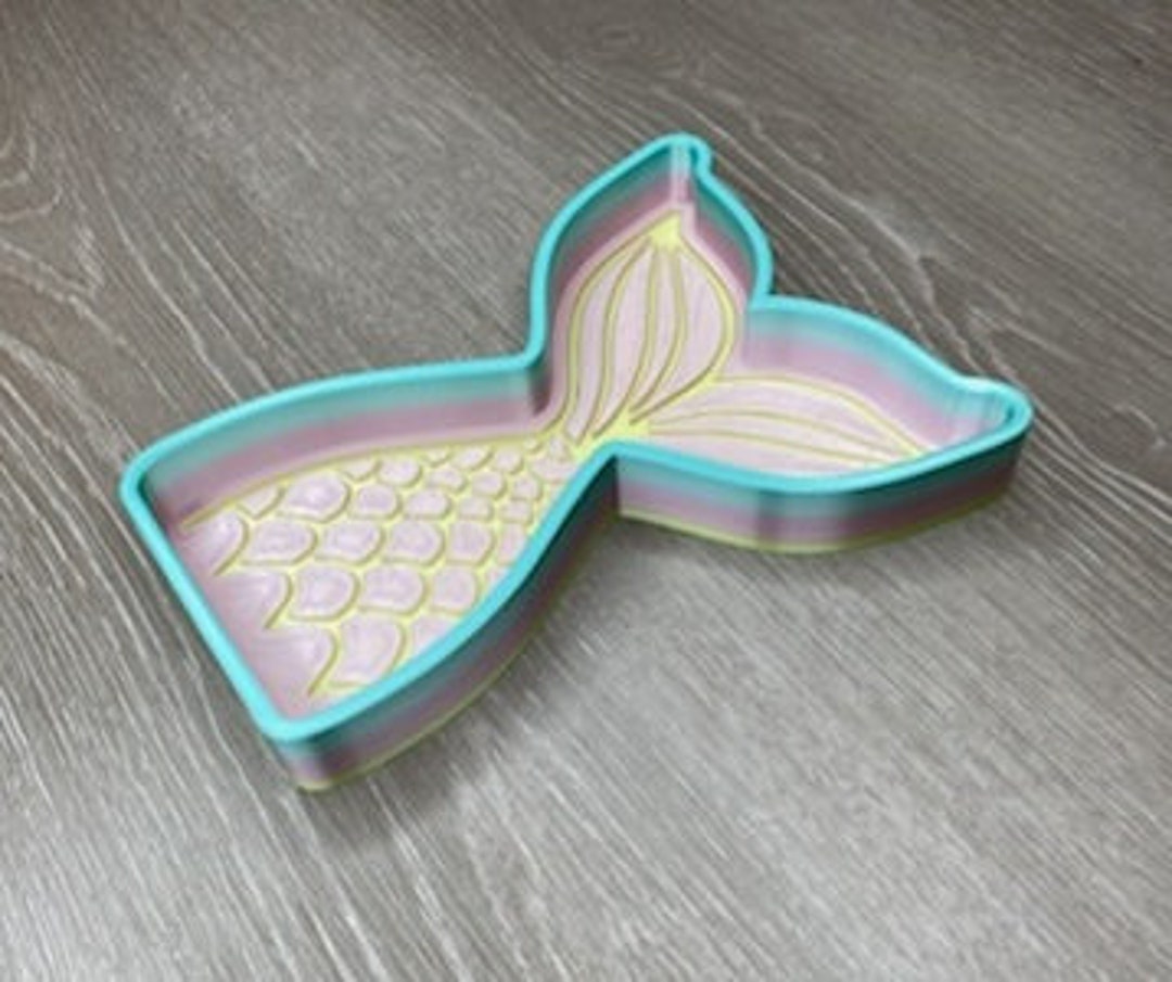 Mermaid Tail Sensory Tray, Under the Sea Eco Tray, Mermaid Sensory Toy ...