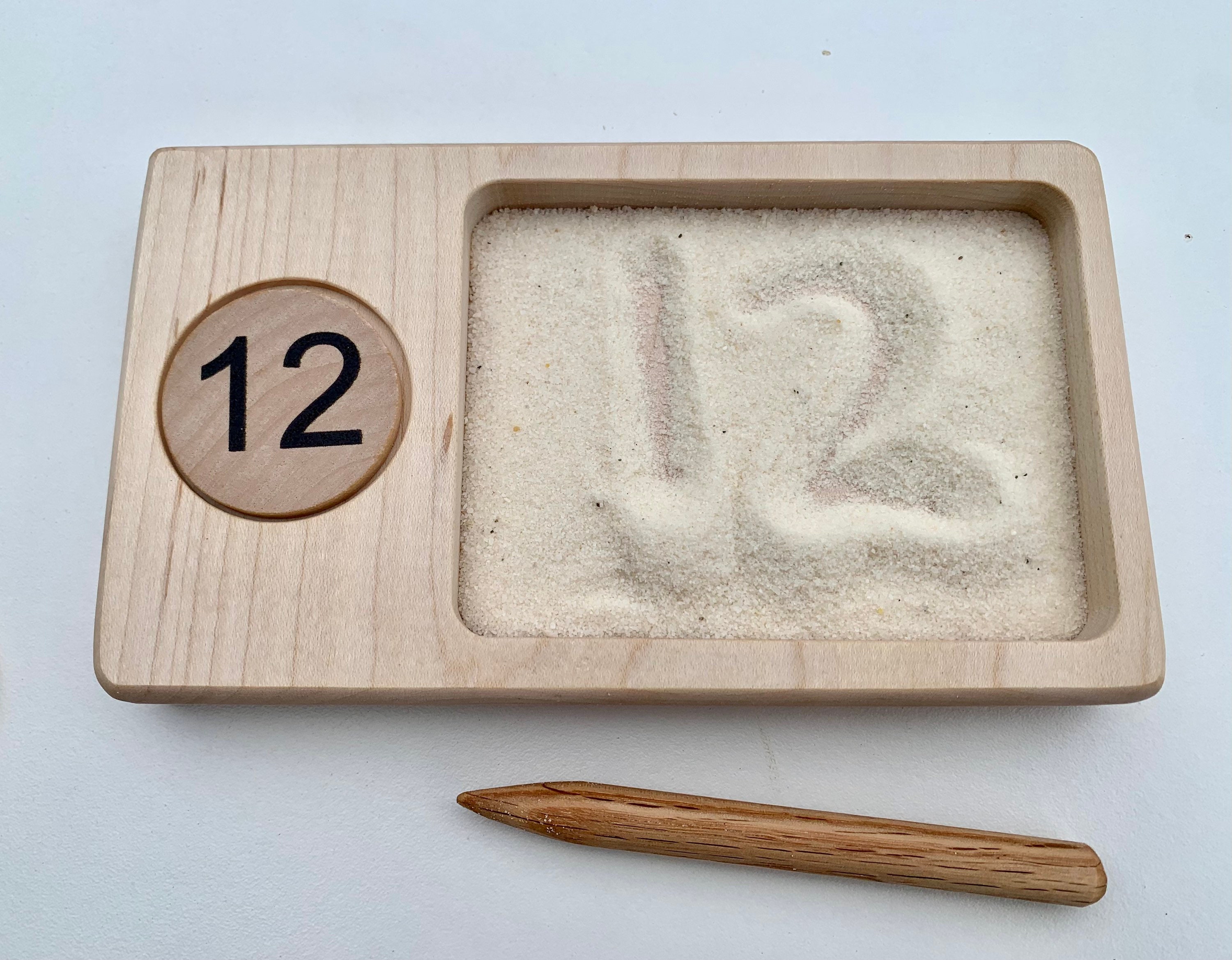 Small Tray Sand Tray Counting Tray Wooden Tray Math Board | Etsy New ...
