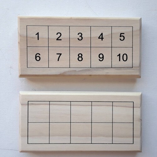 Counting Board Number Board Ten Frame Math Board 10 Board - Etsy