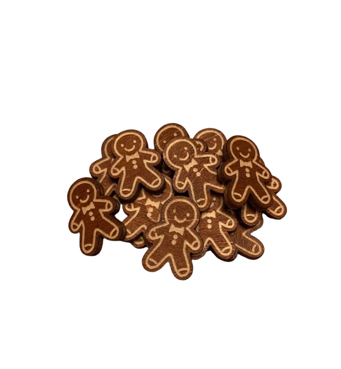 100 Gingerbread Man or Woman Counters, Sensory Tray Filler, Loose Parts ...