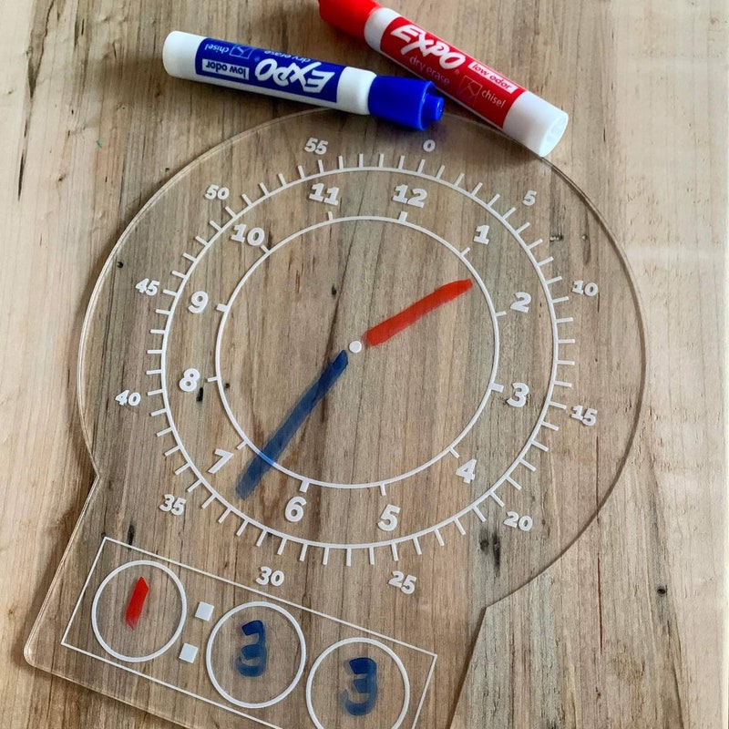 Acrylic Clock - Etsy