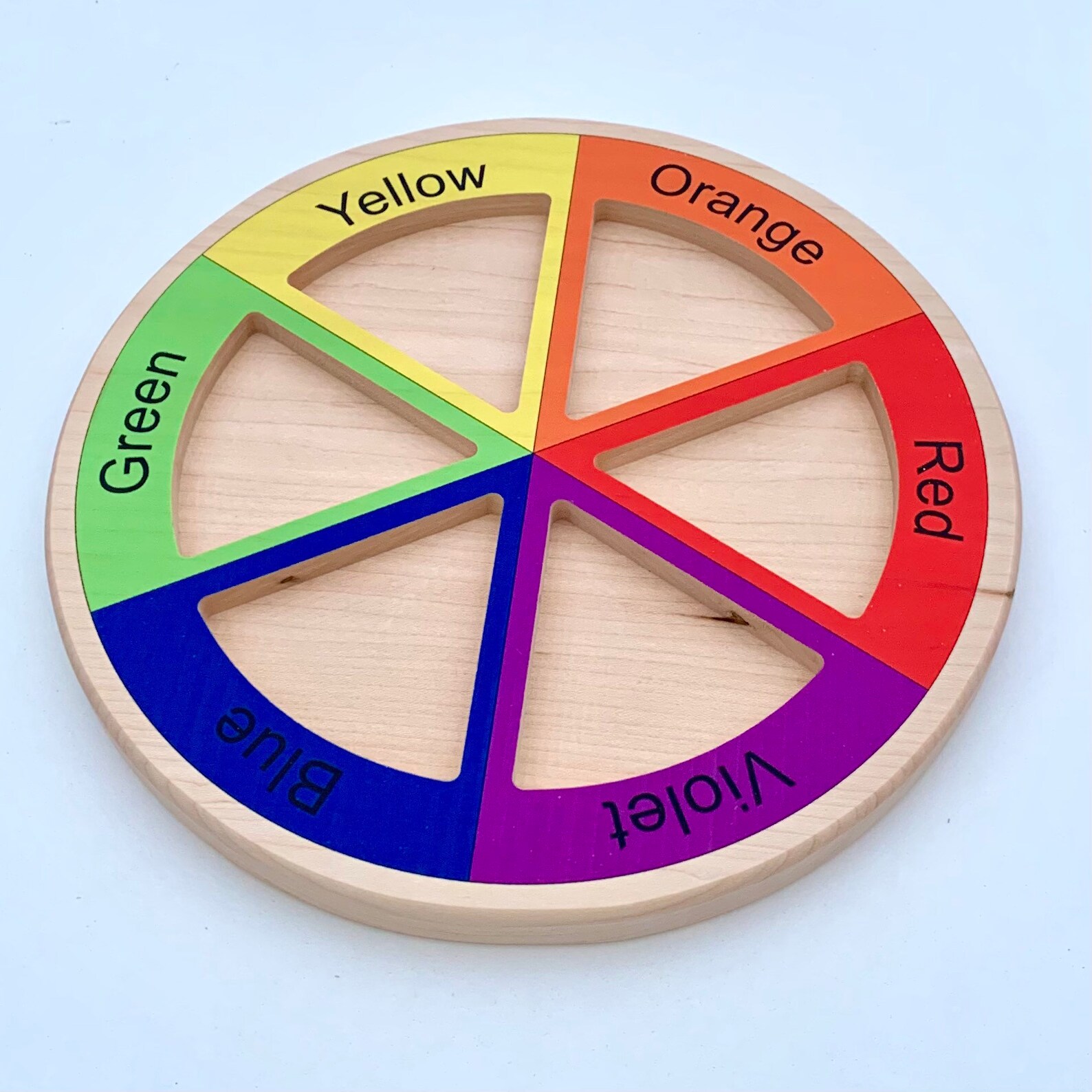 Color Sorting Tray, Learning Colors Activity, Wooden Tray, Color Tray ...