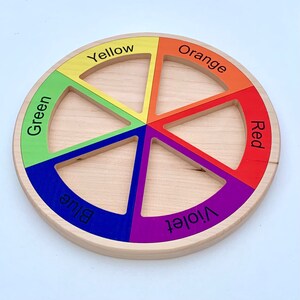 Color Sorting Tray, Learning Colors Activity, Wooden Tray, Color Tray ...