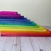 Building Boards Board Rainbow Boards Rainbow Block Wooden - Etsy