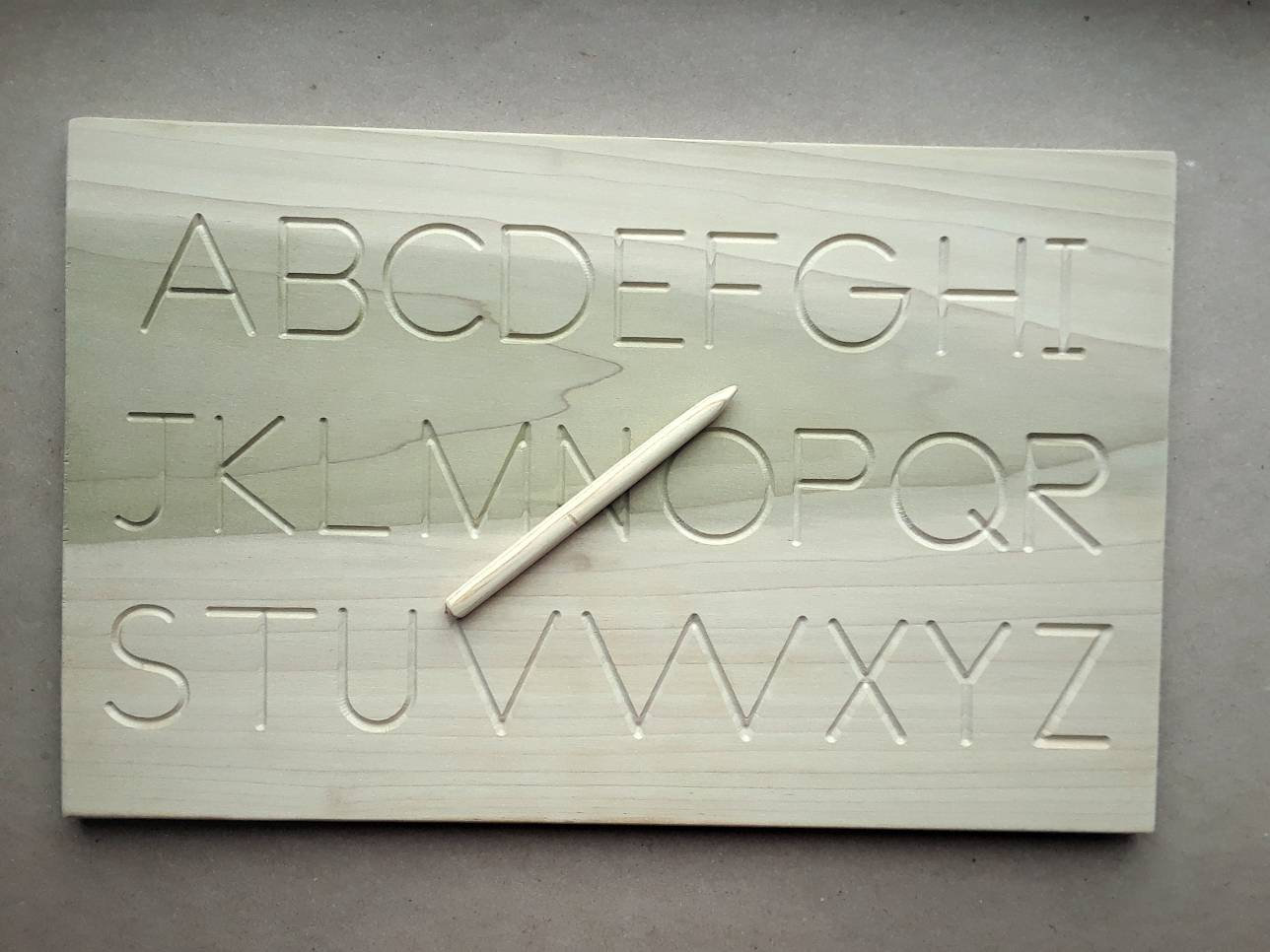 Alphabet Tracing Boards Tracing Boards Pre-writing Boards - Etsy